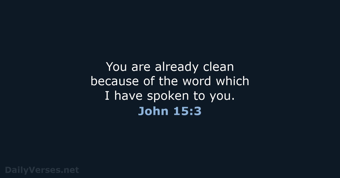 John 15 NKJV NLT DailyVerses John 15 NKJV NLT DailyVerses