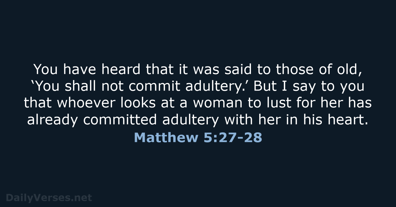 Matthew 5 27 28 Bible Verse NKJV DailyVerses