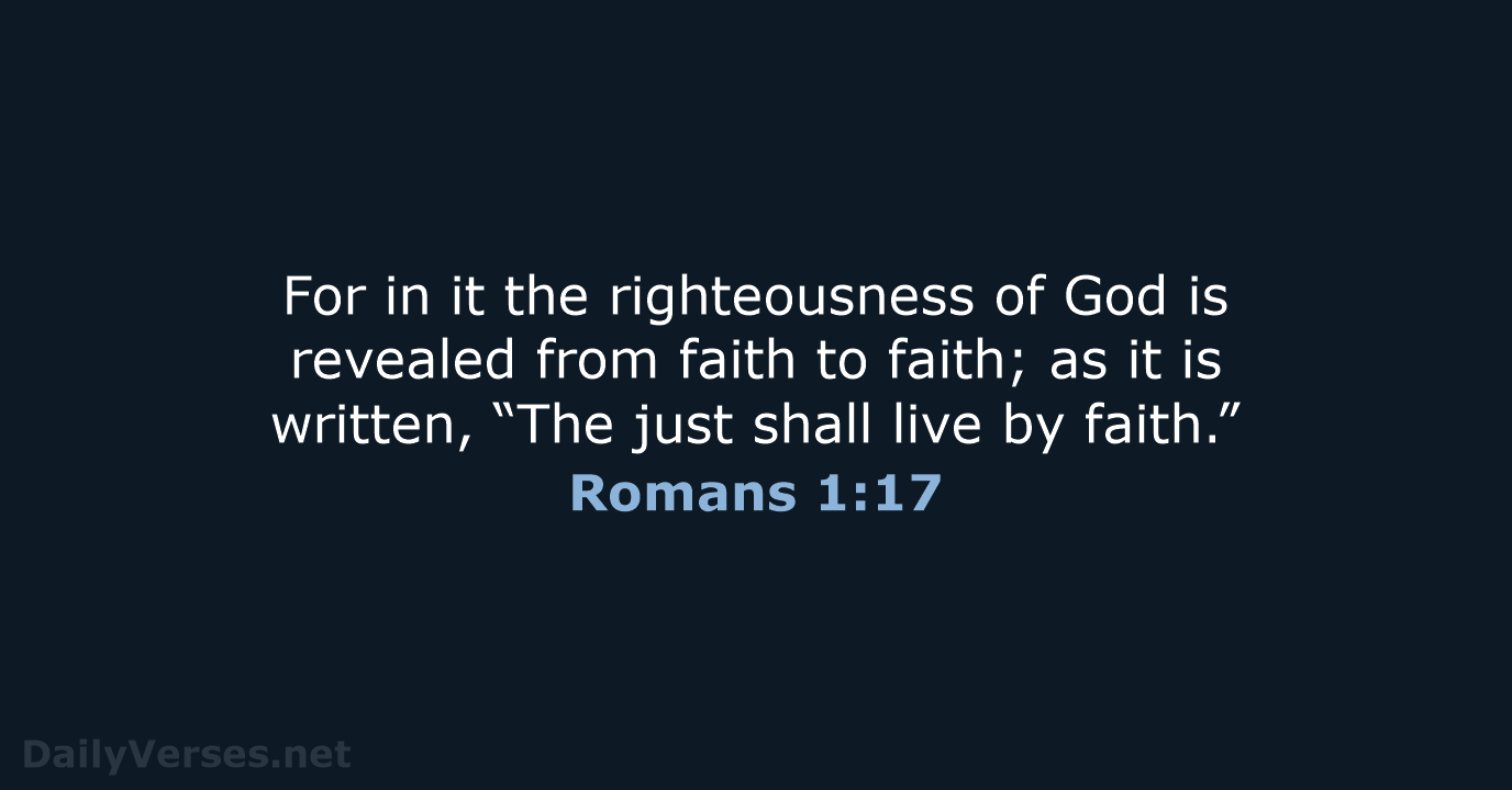 November 11 2022 Bible Verse Of The Day NKJV Romans 1 17 November 11 2022 Bible Verse Of The Day NKJV Romans 1 17