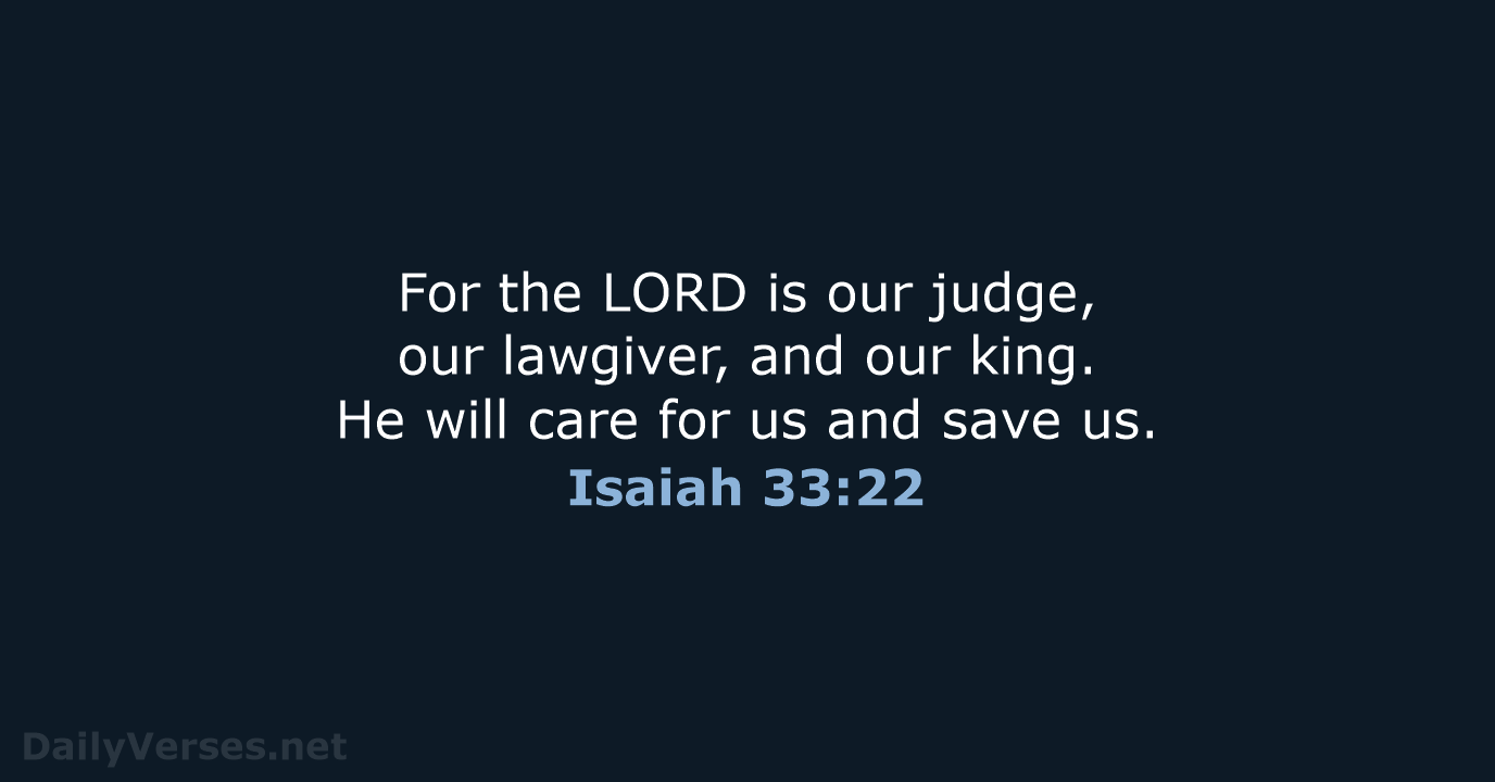 Isaiah 33 NLT DailyVerses