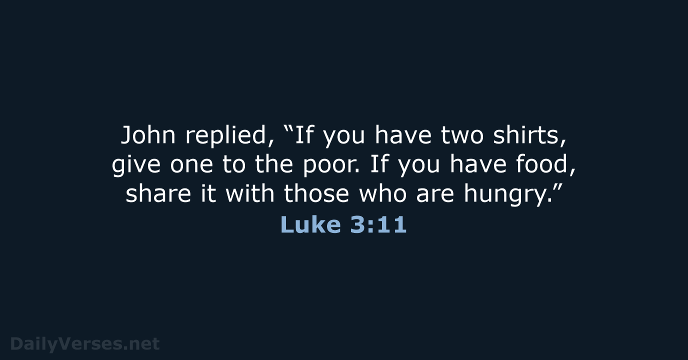 Luke 3 NLT DailyVerses