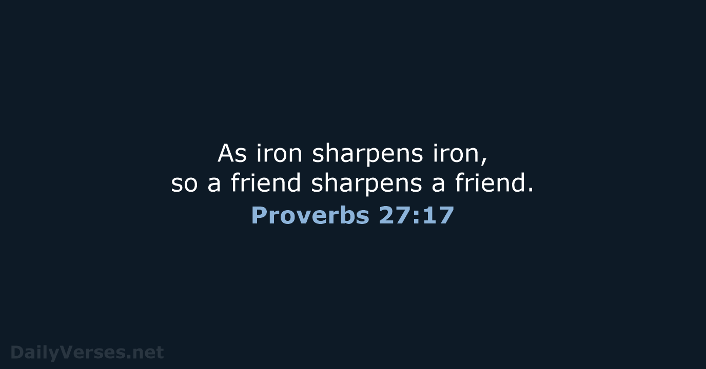 Proverbs 27 17 Bible Verse NLT DailyVerses Proverbs 27 17 Bible Verse NLT DailyVerses