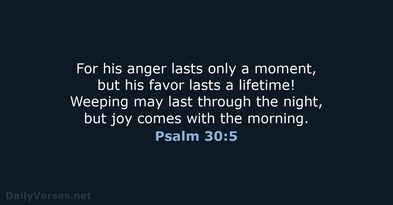 Psalm 30 NLT DailyVerses