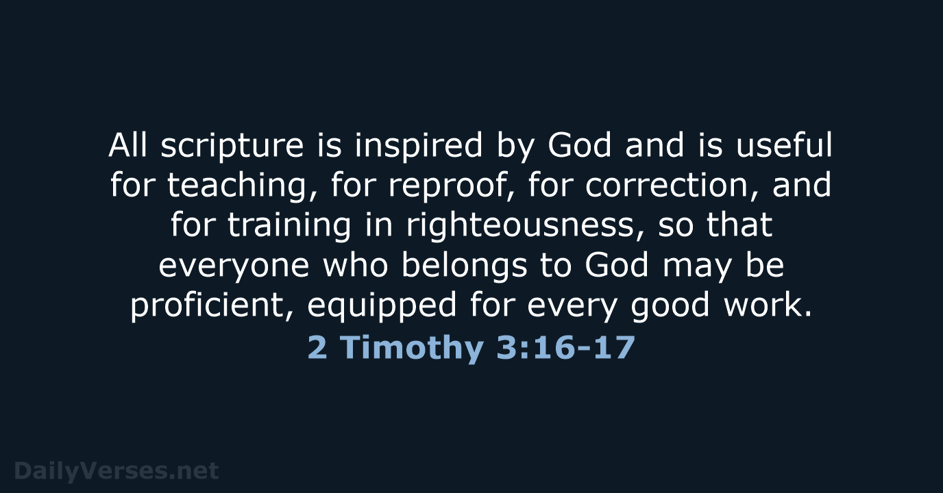 2 Timothy NRSV DailyVerses 2 Timothy NRSV DailyVerses