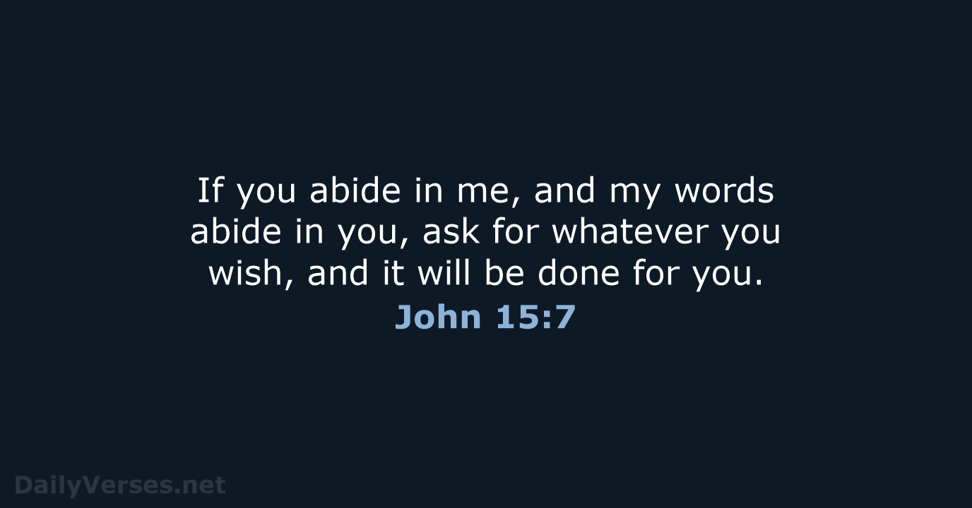 John 15 7 Bible Verse NRSV DailyVerses