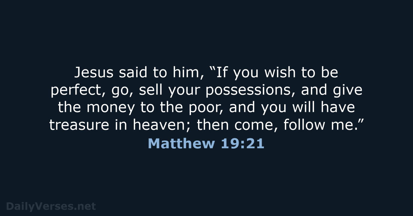 Matthew 19 21 Bible Verse NRSV DailyVerses Matthew 19 21 Bible Verse NRSV DailyVerses