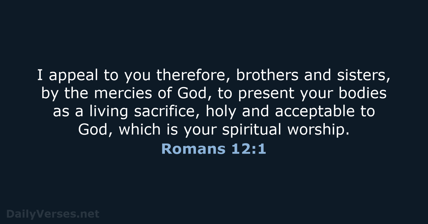 Romans 12 NRSV ESV DailyVerses Romans 12 NRSV ESV DailyVerses