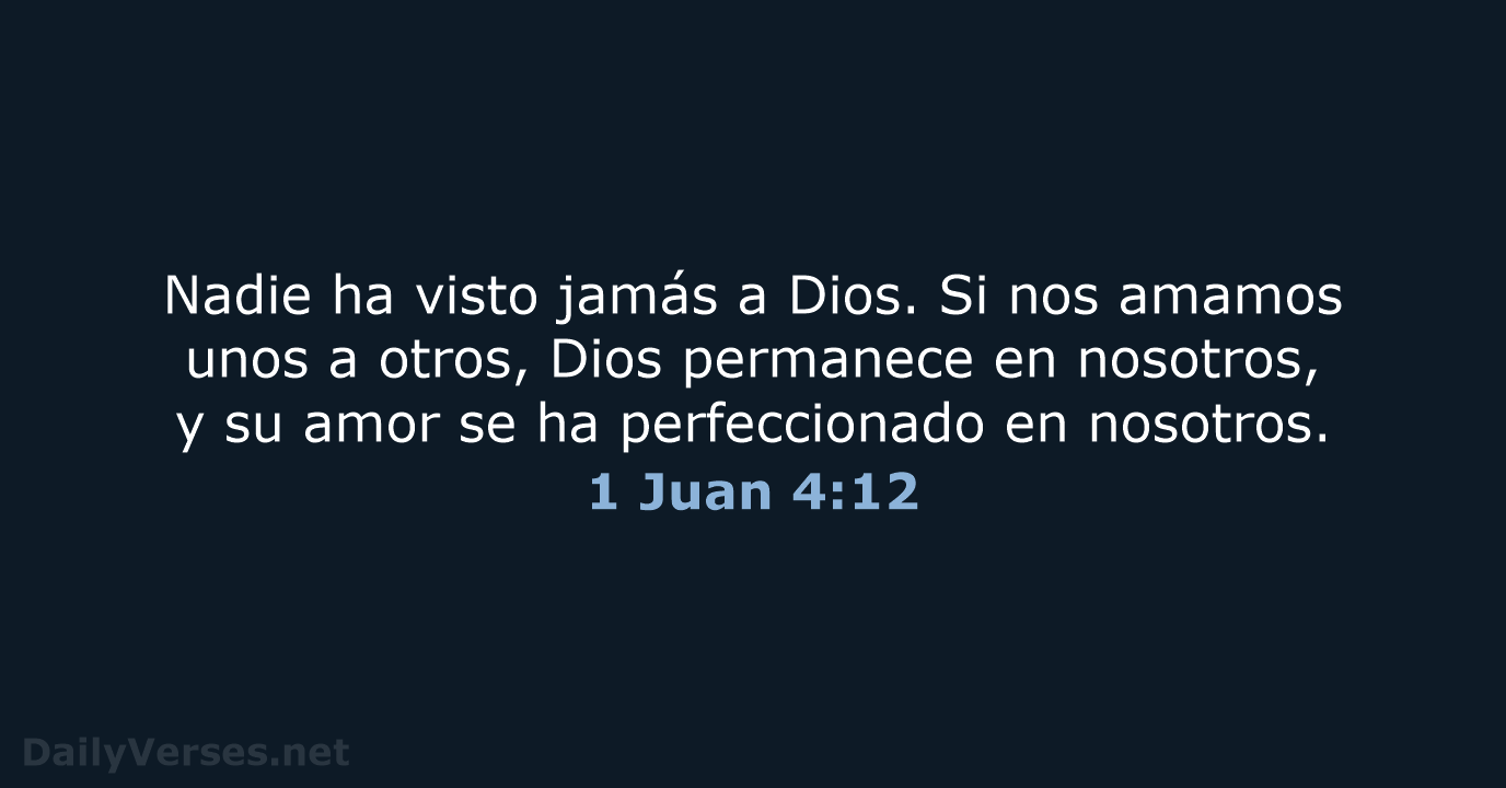 8 De Enero De 2015 Vers culo De La Biblia Del D a RVR60 1 Juan 4 