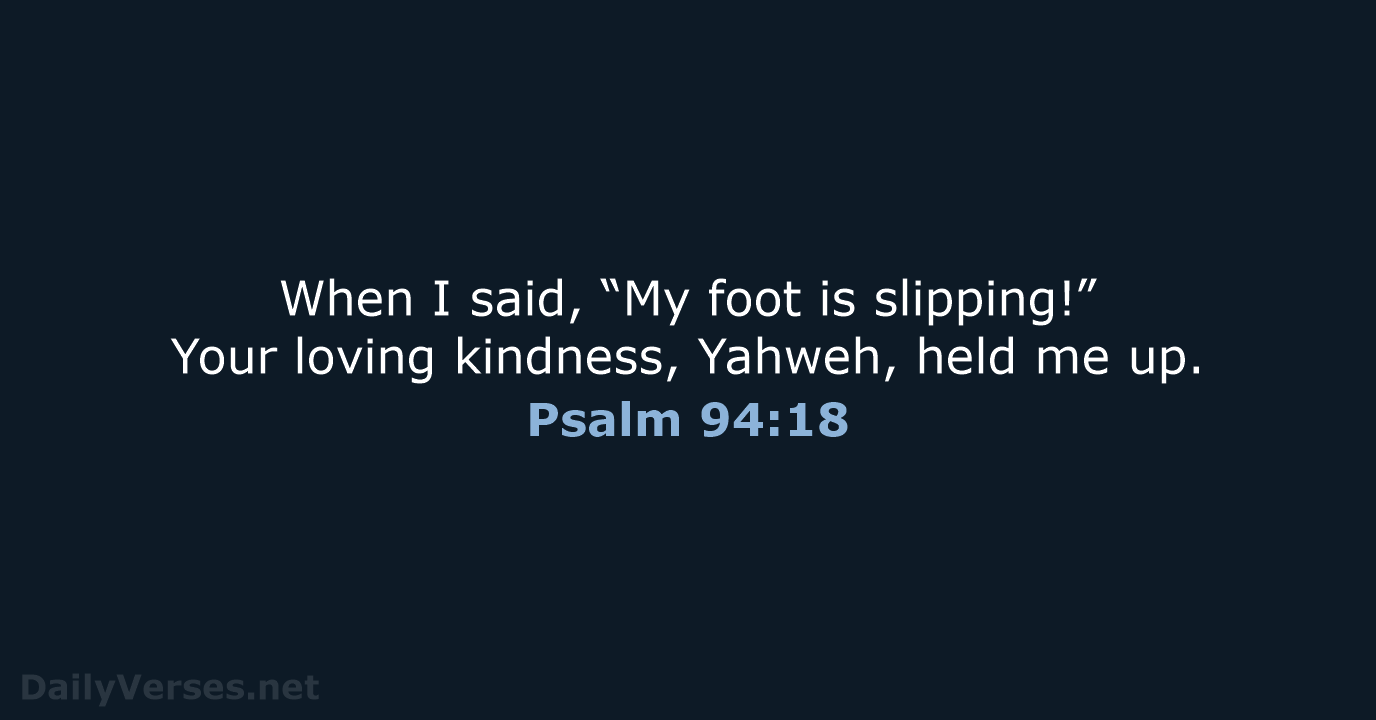 Psalm 94 WEB DailyVerses